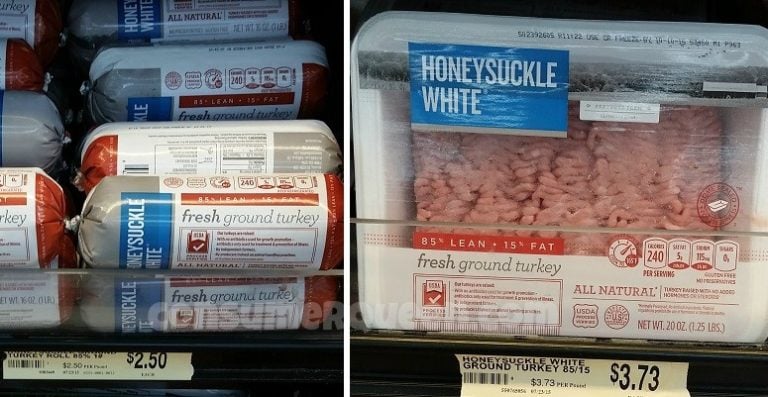 Honeysuckle White Ground Turkey ONLY $1.75 at Walmart!