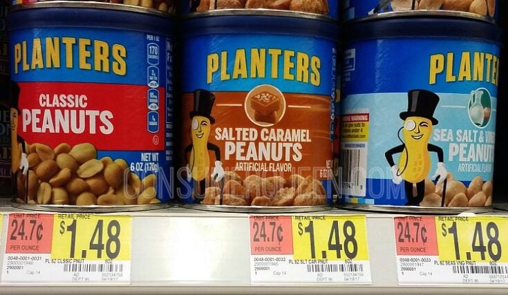 Planters Peanuts for Under $1.00 at Walmart!