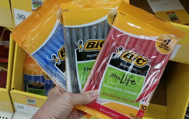 Bic Ballpoint Pens 32¢ at Staples & Target