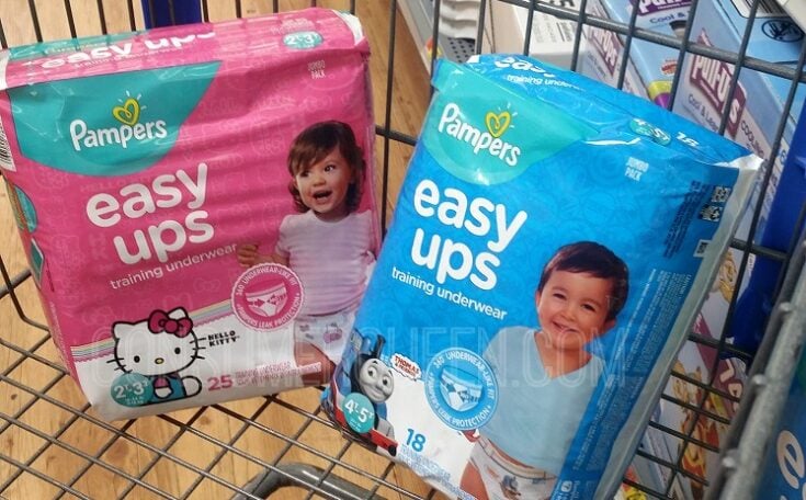 Pampers Easy Ups Only $2.97 at Walmart After Cash Back