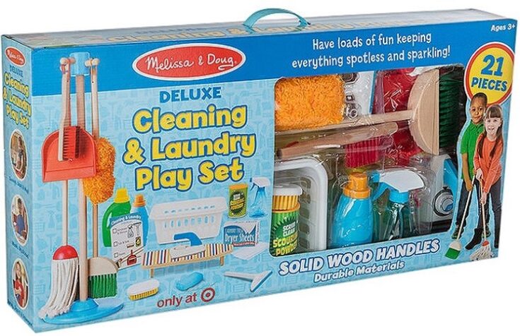 Melissa & Doug Deluxe Cleaning & Laundry Play Set Only $19.99 at Target