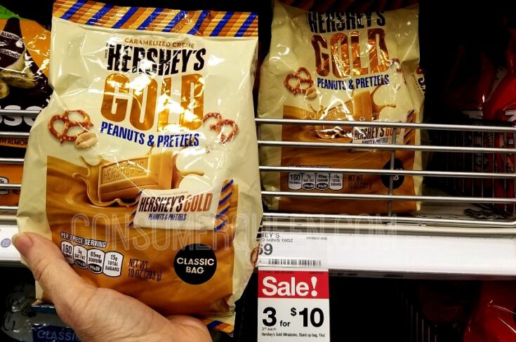 Hershey's Gold Miniatures 10-oz. Bag as Low as 33¢ at Target