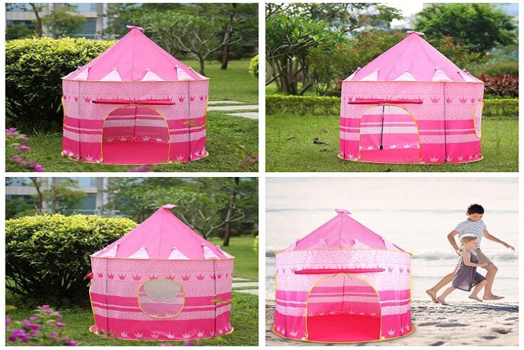 Portable Castle Tent Playhouse $13.99 on Amazon!