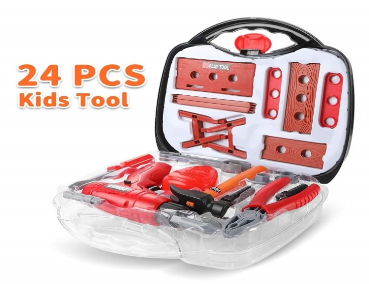 Cool Kids Tool Set - 24 Pieces - Only $17.99 After Coupon on Amazon!