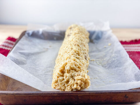 Rice Krispie Roll Recipe: Chocolate and Peanut Butter Center!