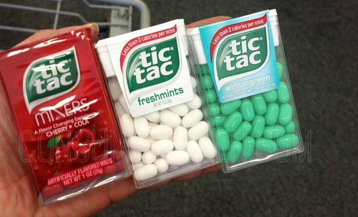 Tic Tac Mints ONLY 49¢ at Walgreens After Cash Back