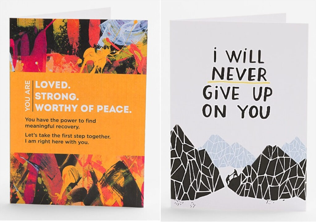 2 FREE Inspirational Cards from The Recovery Card Project!