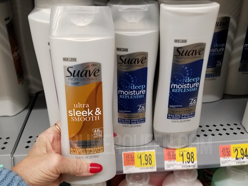 Suave Shampoo FREE at Walmart After Cash Back - Limited Time!