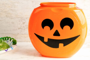Easy Tide Pods Pumpkin Craft: Upcycle Old Tide Pod Containers