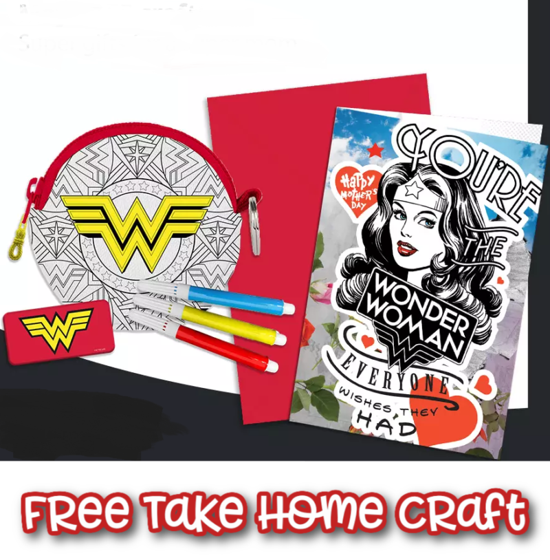 Wonder Woman Mother’s Day Craft Kit Coming & It's Free