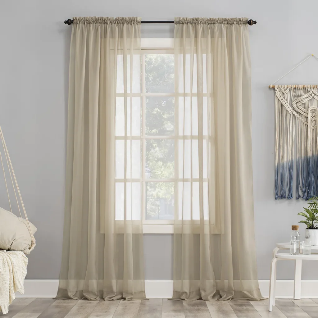 Upgrade Your Windows for Less: Sheer Curtain Panels Just $8.99 at ...