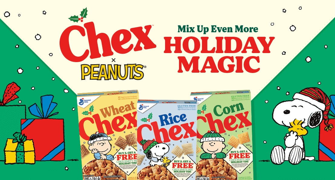 How To Score The Limited Edition Peanuts Chex Holiday Tin This Year ...